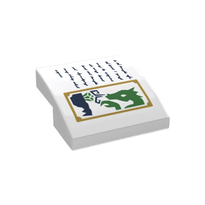 LEGO Slope 2 x 2 Curved with Book Page with Writing, Cooking Pot ...