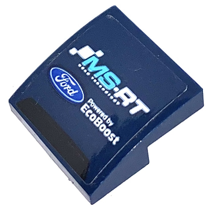 LEGO Slope 2 x 2 Curved with MS-RT Ford Powered by EcoBoost Sticker ...