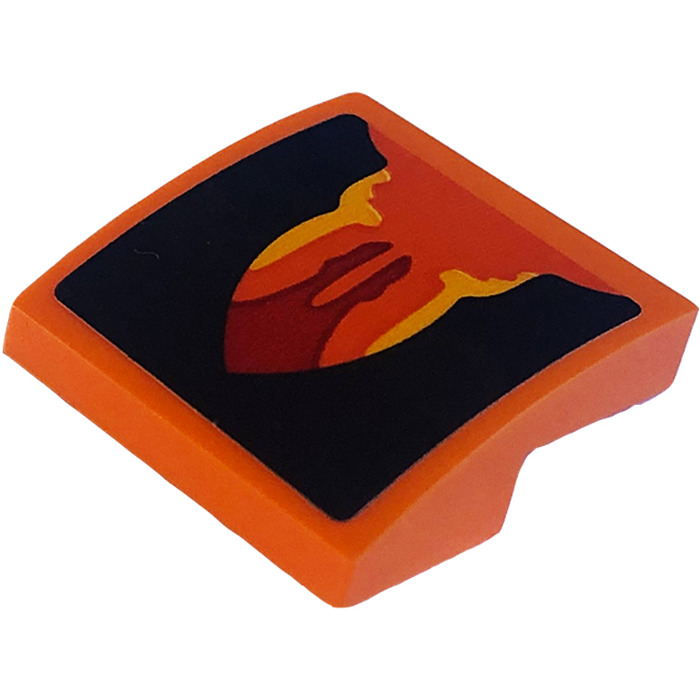 LEGO Slope 2 x 2 Curved with Trim Sticker (15068) | Brick Owl - LEGO ...