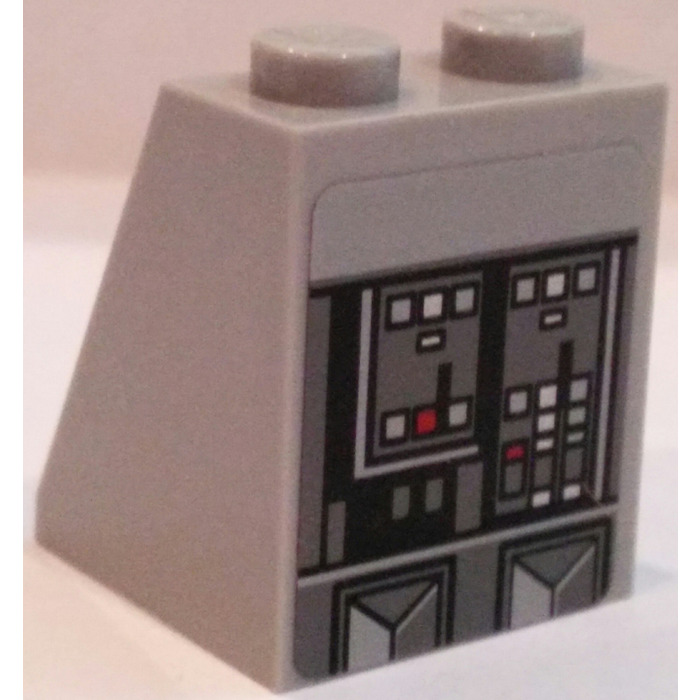 LEGO Slope 2 x 2 x 2 (65°) with Star Destroyer Circuits/Panels Sticker ...