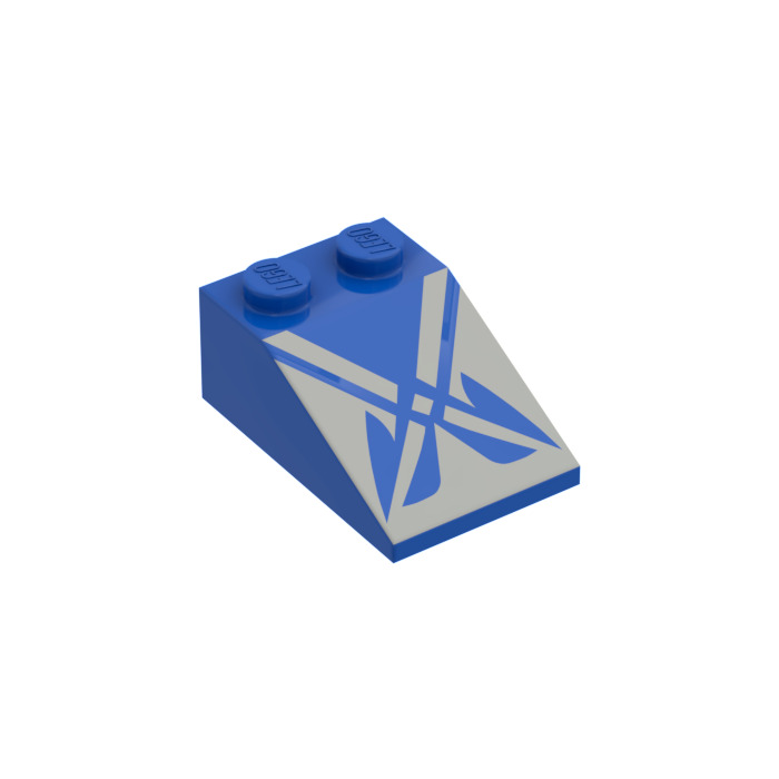 LEGO Slope 2 x 3 (25°) with Anakin Skywalker Podracer Logo (3298 / ...