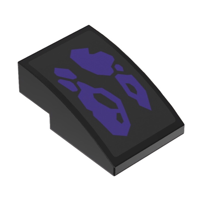 레고 경사면 2 x 3 곡선형 , 보라색 Patches 스티커 | Brick Owl - LEGO 마켓플레이스