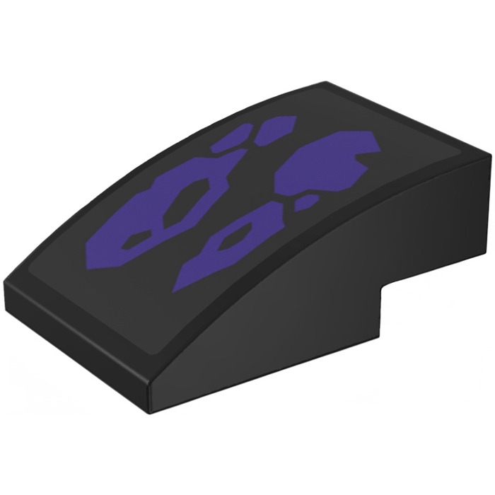 레고 경사면 2 x 3 곡선형 , 보라색 Patches 스티커 | Brick Owl - LEGO 마켓플레이스