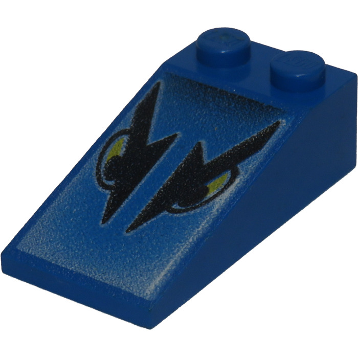 LEGO Slope 2 x 4 (18°) with Two Eye Pattern (30363 / 84338) | Brick Owl