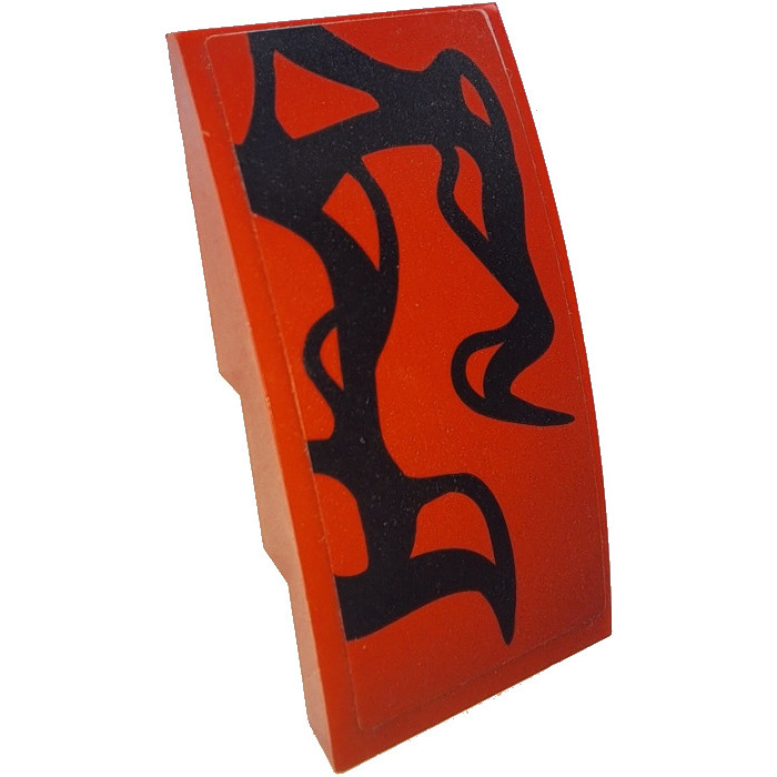 LEGO Slope 2 x 4 Curved with Thin Black Tendrils (Model Right) Sticker ...