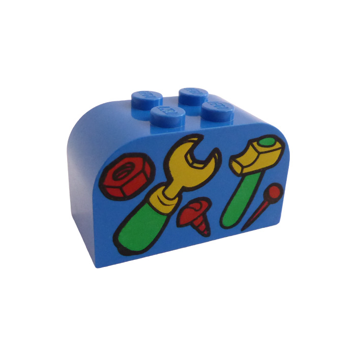 LEGO Slope Brick 2 x 4 x 2 Curved with Tools (4744 / 84283) | Brick Owl ...