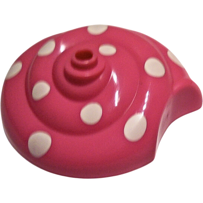 LEGO Snail Shell with White Spots | Brick Owl - LEGO Marketplace