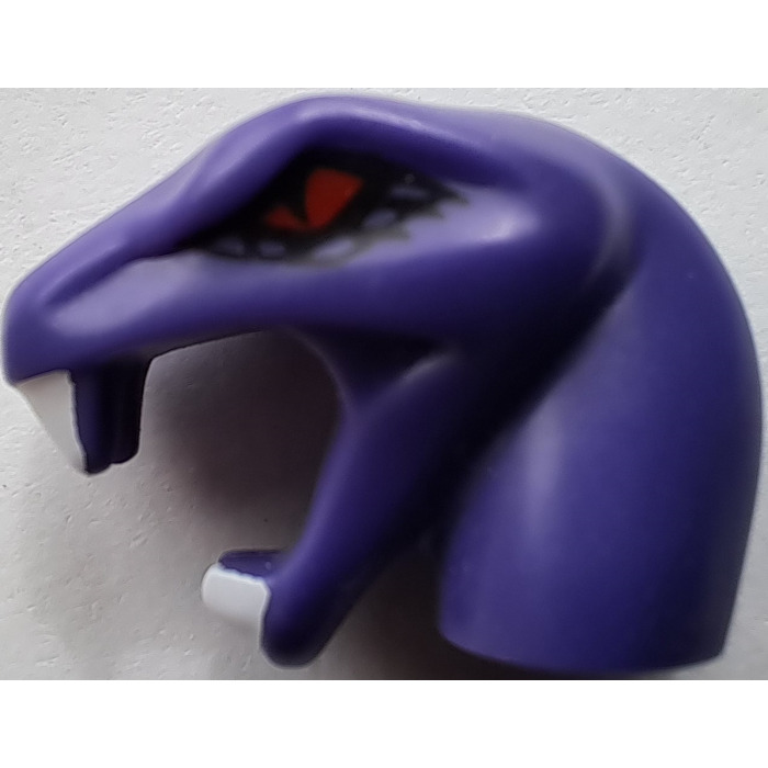 LEGO Snake Head with Red Eyes (19136) | Brick Owl