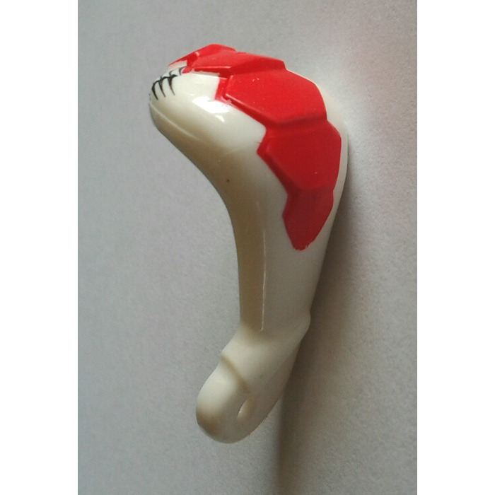 LEGO Snake Headpiece with Tail with Red Scales (12180 / 99083) | Brick ...