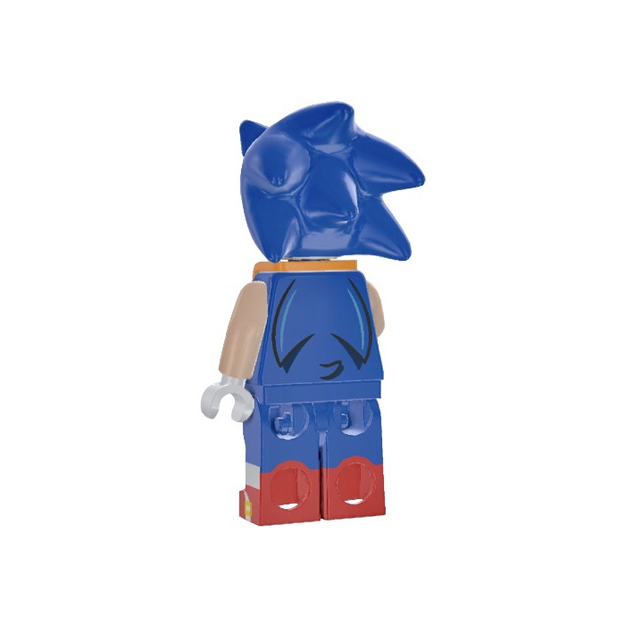 LEGO Sonic the Hedgehog with Grin to Left and Life Jacket Minifigure ...