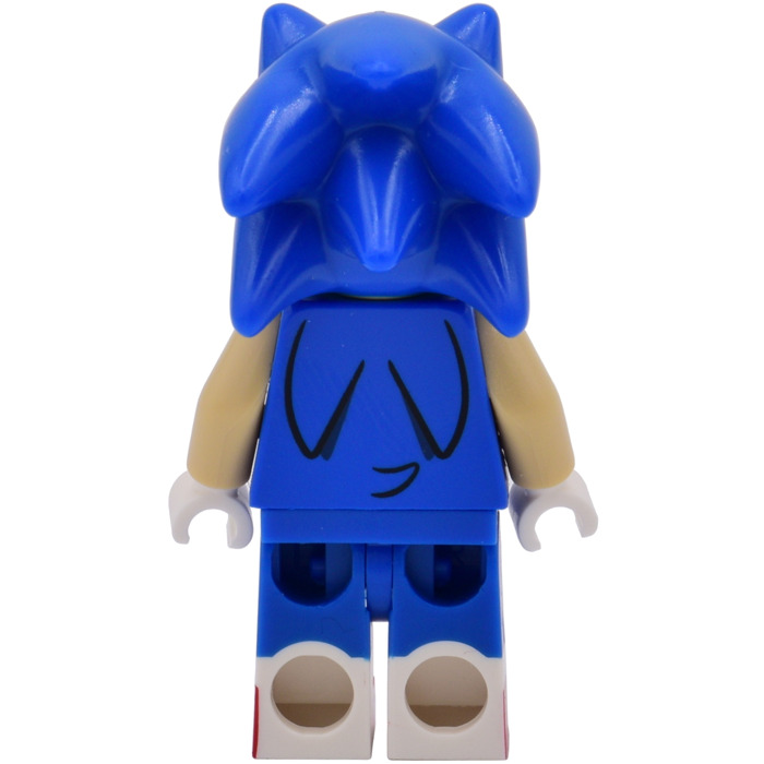 LEGO Sonic the Hedgehog with Grin to Left and Tan Face Minifigure ...