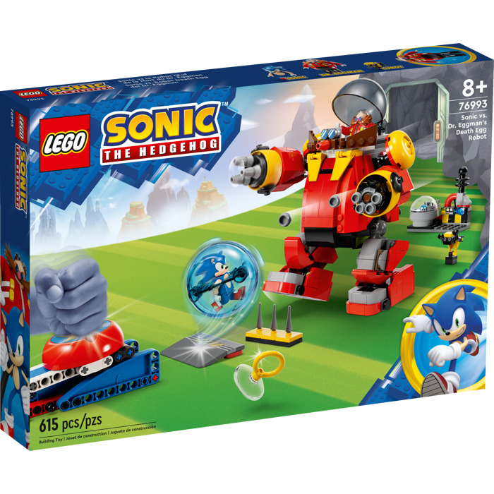 LEGO Sonic vs. Dr. Eggman's Death Egg Robot Set 76993 | Brick Owl ...