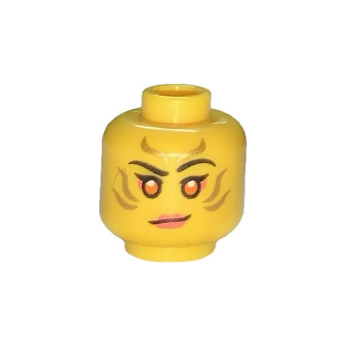 LEGO Sora Head with Golden Whiskers and Pink Eyes (3274 / 104190 ...