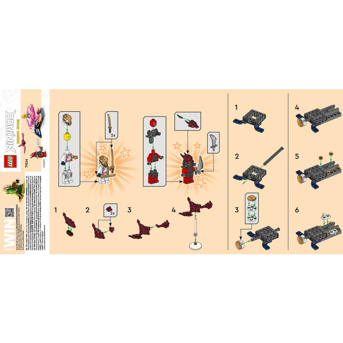 LEGO Sora's Dragon Spinjitzu Spinner Set 71824 Instructions | Brick Owl ...