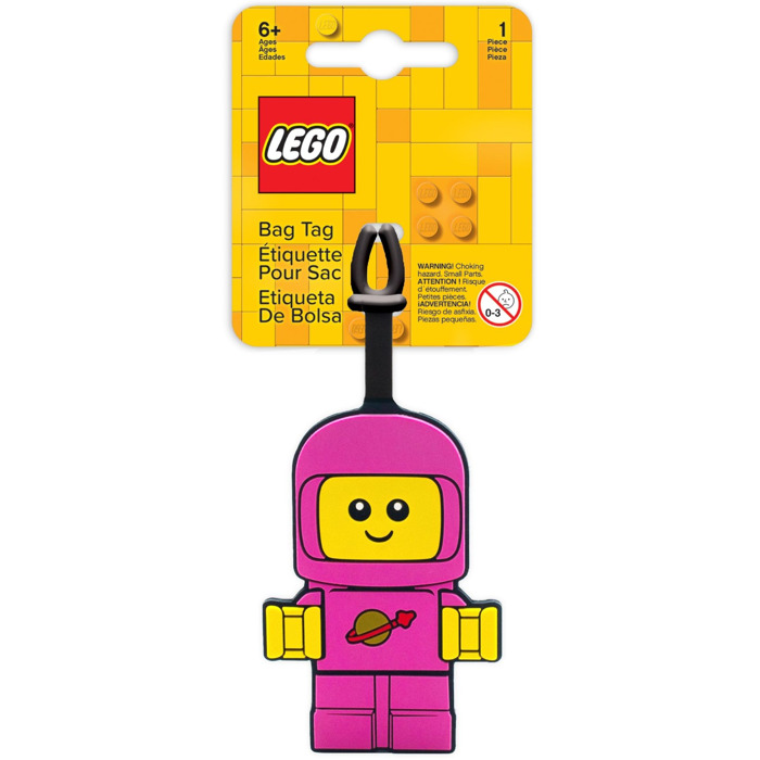 LEGO Space Baby Bag Tag – Pink (5009499) | Brick Owl