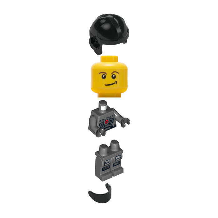 LEGO Space Police 3 Officer (Smirk) Minifigure | Brick Owl - LEGO ...