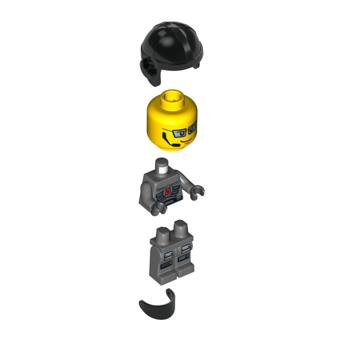LEGO Space Police 3 Officer with Headset Minifigure | Brick Owl - LEGO ...