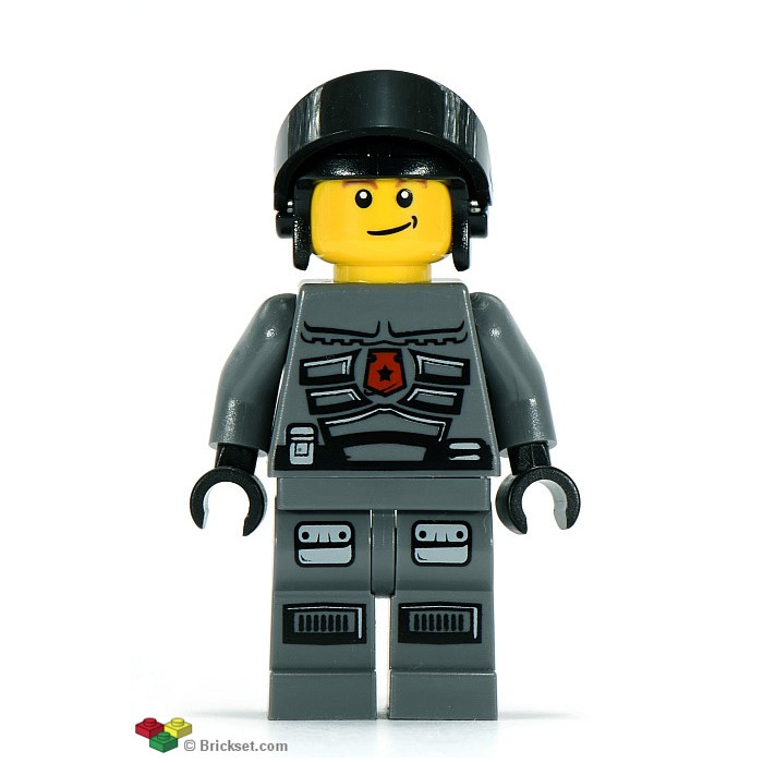 LEGO Space Police 3 Officer with Smirk Minifigure | Brick Owl - LEGO ...