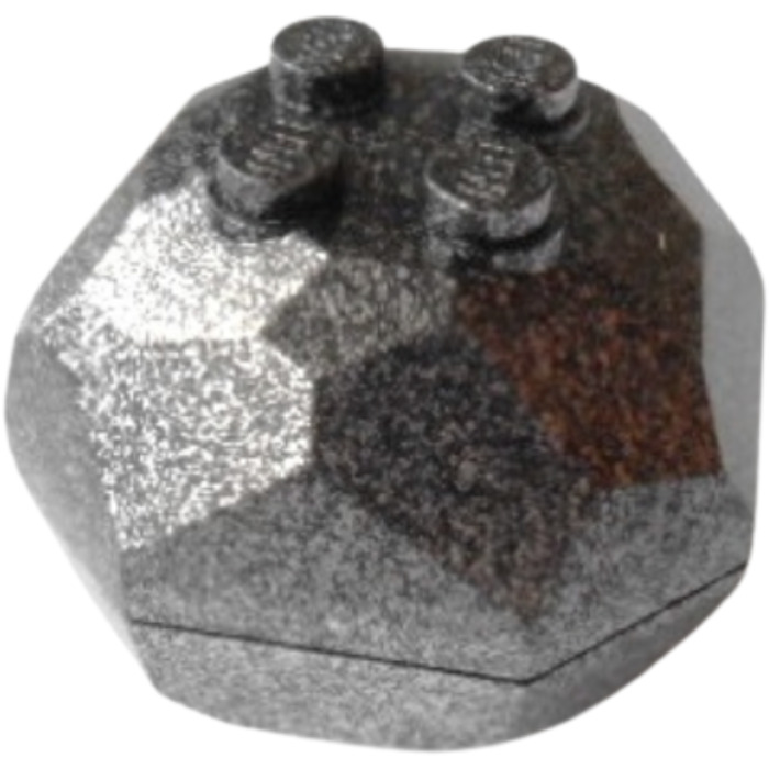 LEGO Speckle Black Rock 4 x 4 Boulder | Brick Owl - LEGO Marketplace
