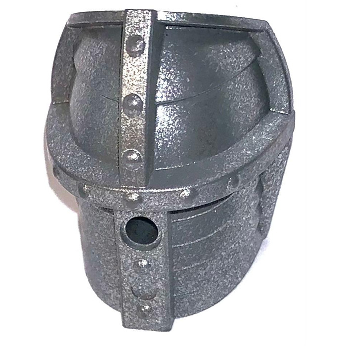 LEGO Speckle Gray Large Shoulder Armor with Ridges and Pin Hole (54936 ...