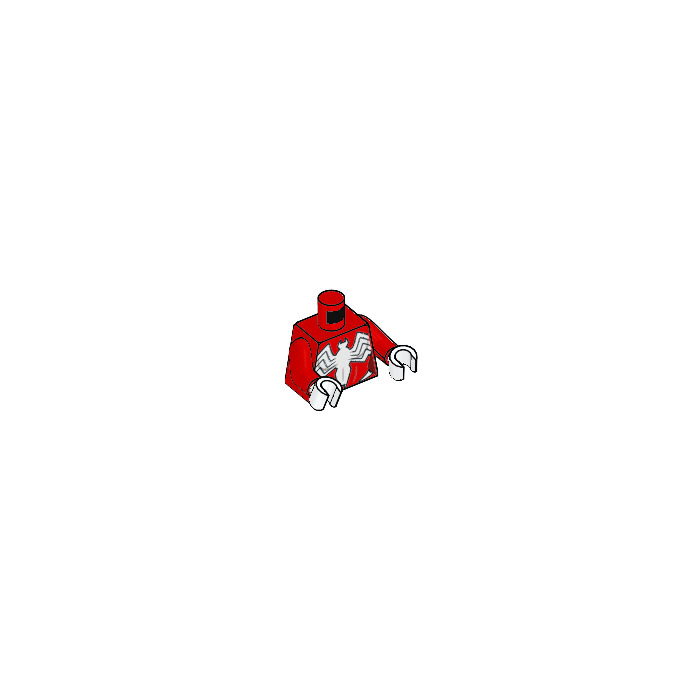 LEGO Spider-Girl with Red Suit Minifig Torso (973 / 76382) | Brick Owl ...