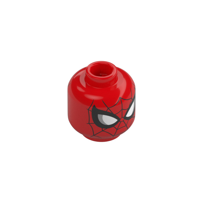 LEGO Spider-Man Head with Large White and Silver Eyes (3626 / 78941 ...