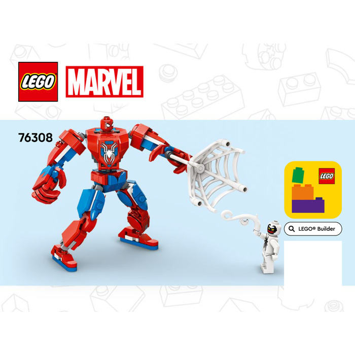 LEGO Spider-Man Mech vs. Anti-Venom Set 76308 Instructions | Brick Owl ...