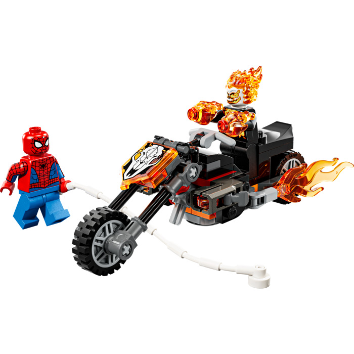 LEGO Spider-Man vs. Ghost Rider Motorcycle Set 76335 | Brick Owl