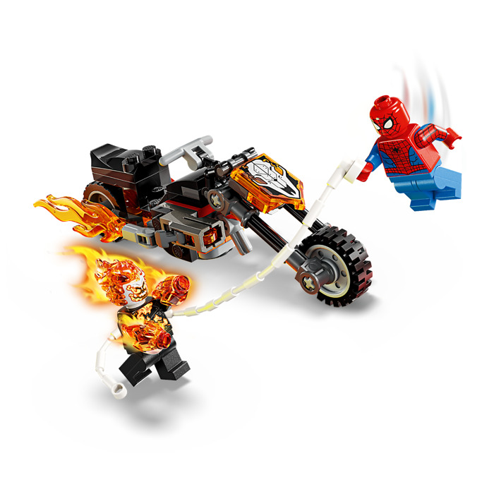 LEGO Spider-Man vs. Ghost Rider Motorcycle Set 76335 | Brick Owl