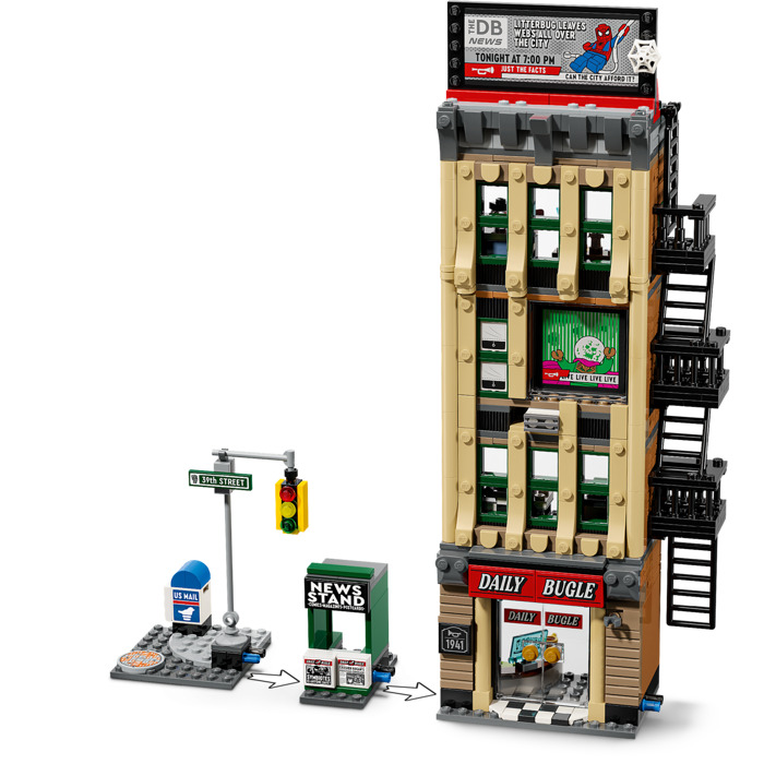 LEGO Spider-Man vs. Mysterio: The Daily Bugle Set 76342 | Brick Owl