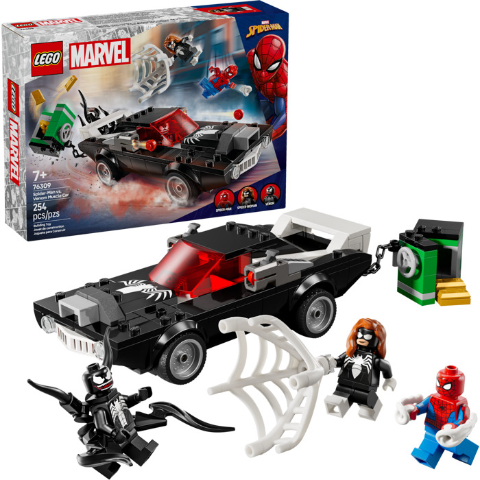 LEGO Spider-Man vs. Venom Muscle Car Set 76309 | Brick Owl - LEGO ...