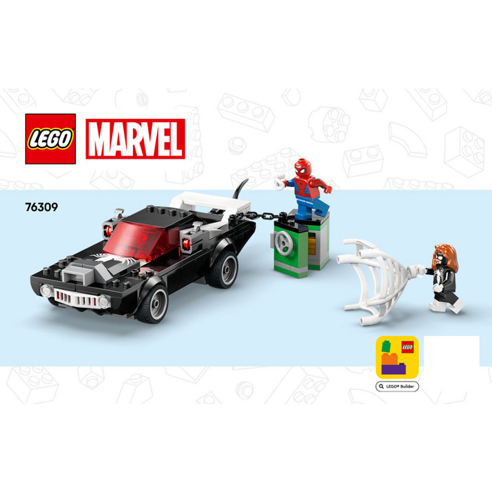 LEGO Spider-Man vs. Venom Muscle Car Set 76309 Instructions | Brick Owl ...
