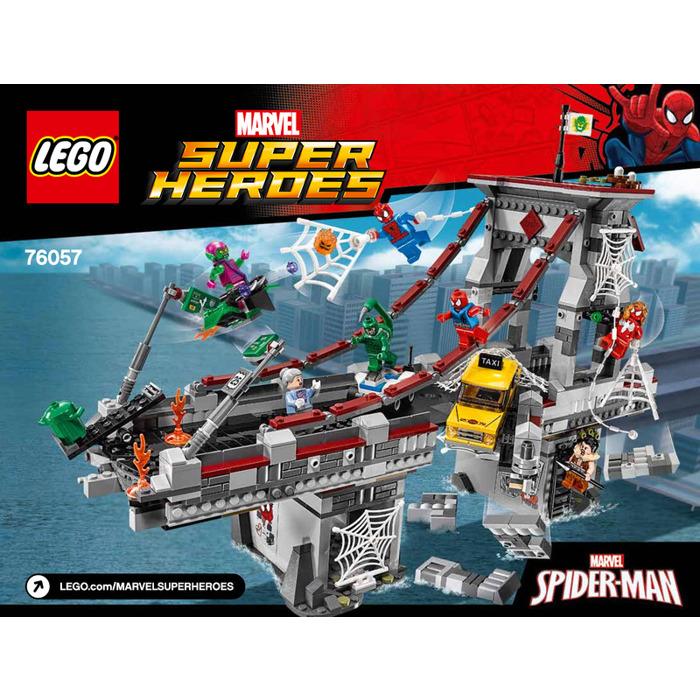 LEGO Spider-Man: Web Warriors Ultimate Bridge Battle 76057 Instructions ...