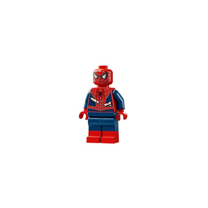 LEGO Spider-Man with Dark Blue Legs with Red Boots and Suit Tears ...