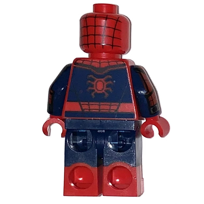 LEGO Spider-Man with Dark Blue Printed Legs and Feet Minifigure | Brick Owl