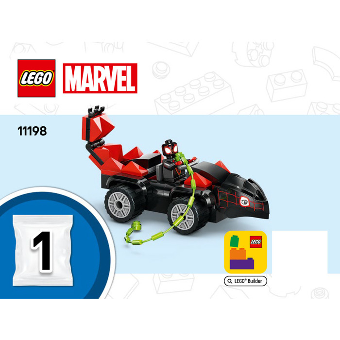 LEGO Spin and Electro Dinosaur Vehicle Chase Set 11198 Instructions ...