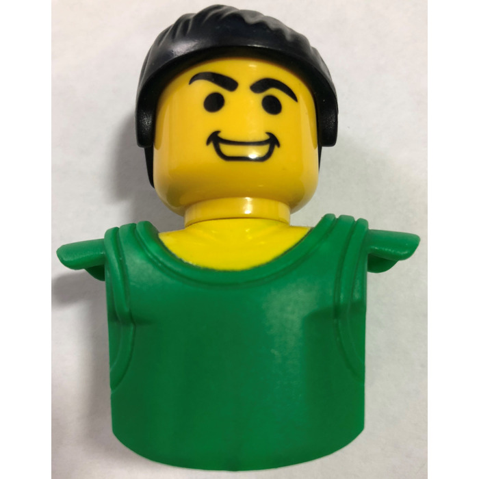 LEGO Sports Torso with Head and Black Hair (48874) | Brick Owl - LEGO ...
