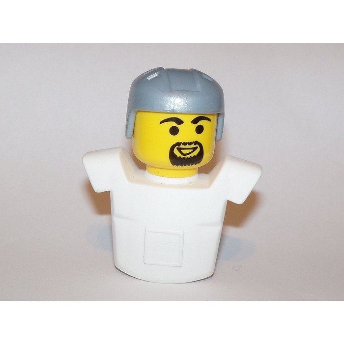 LEGO Sports Torso with Head and Silver Helmet (48881) | Brick Owl ...
