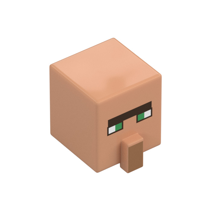 LEGO Square Head with Nose with Shepherd Villager Face (23766 / 107686 ...