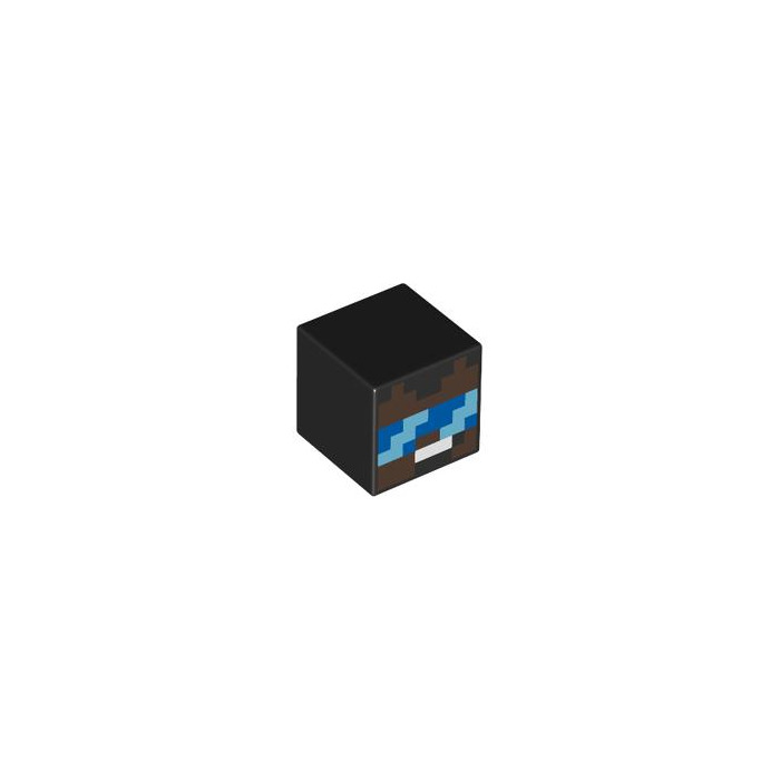LEGO Square Minifigure Head with Cool Hero Face (19729) | Brick Owl