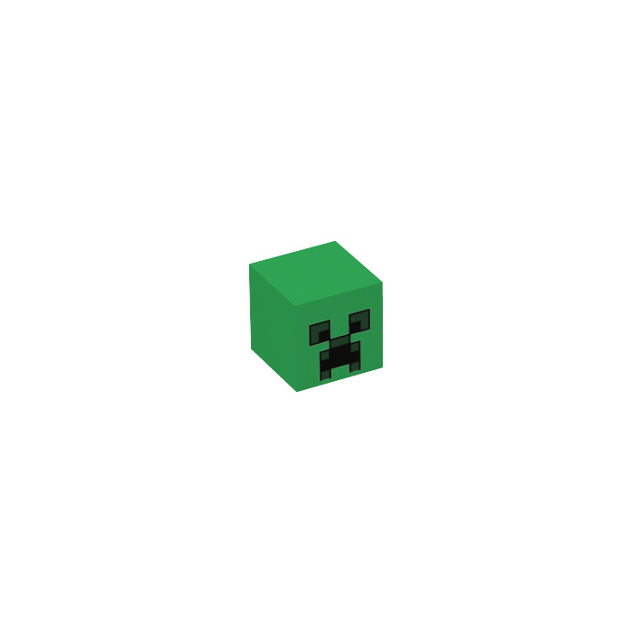 LEGO Square Minifigure Head with Creeper Face (20275 / 28275) | Brick ...