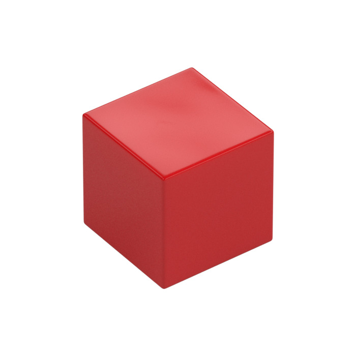 LEGO Square Minifigure Head with Crimson Warrior Face (19729) | Brick Owl