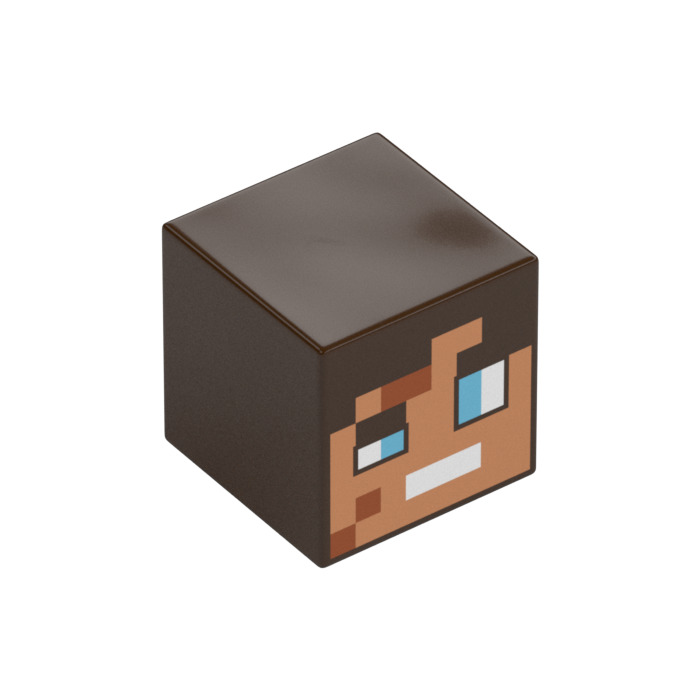 LEGO Square Minifigure Head with Dimensional Defender Face (19729 ...