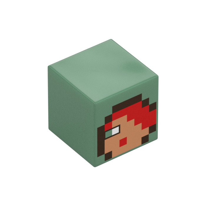 LEGO Square Minifigure Head with Silent Ranger Face (19729) | Brick Owl ...