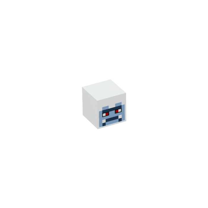 LEGO Square Minifigure Head with Yeti Face (19729 / 74137) | Brick Owl ...