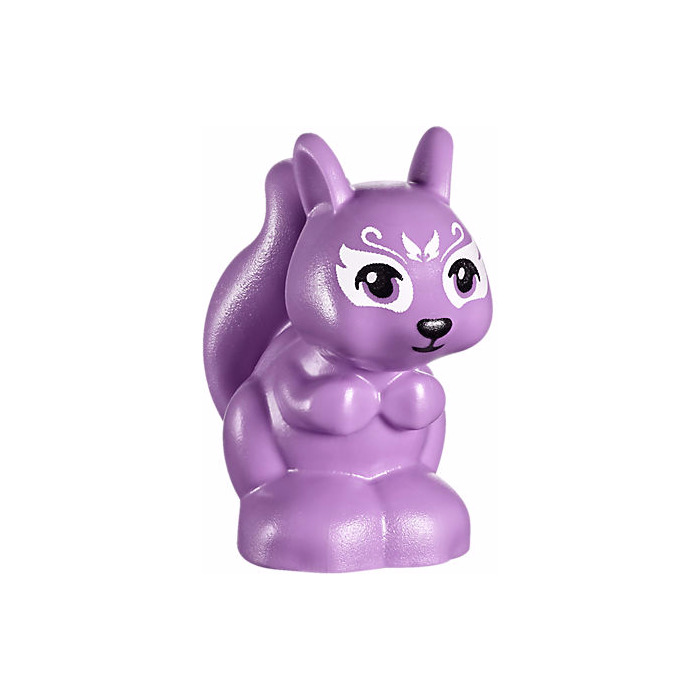 LEGO Squirrel with Hole with White Face Decorations (11568 / 31869 ...