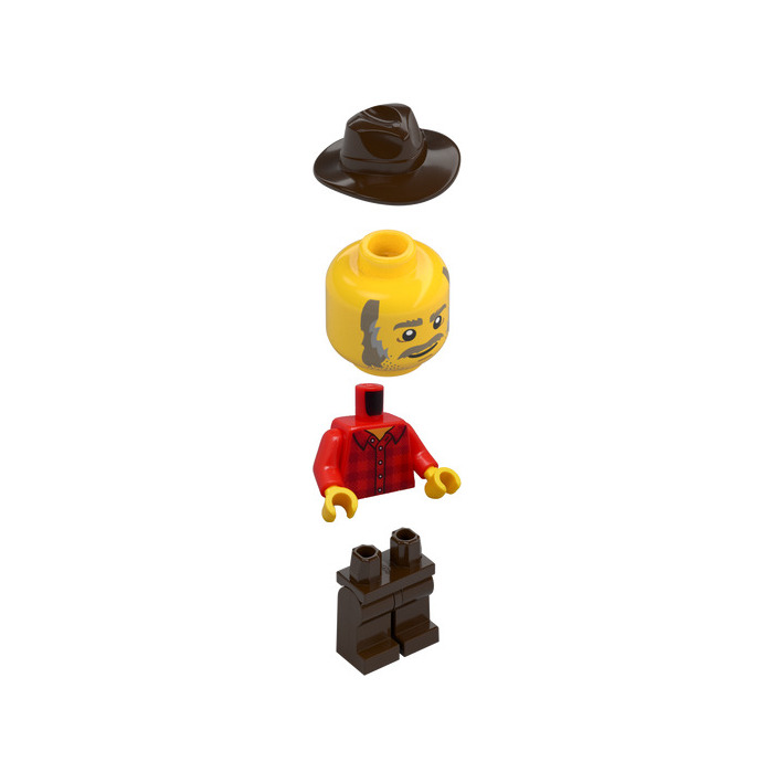 LEGO Stable Hand with Red Plaid Shirt Minifigure | Brick Owl - LEGO ...