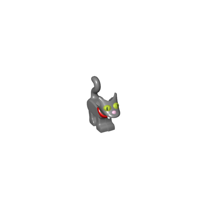 LEGO Standing Cat with Curly Tail and Lime Eyes (20154) | Brick Owl