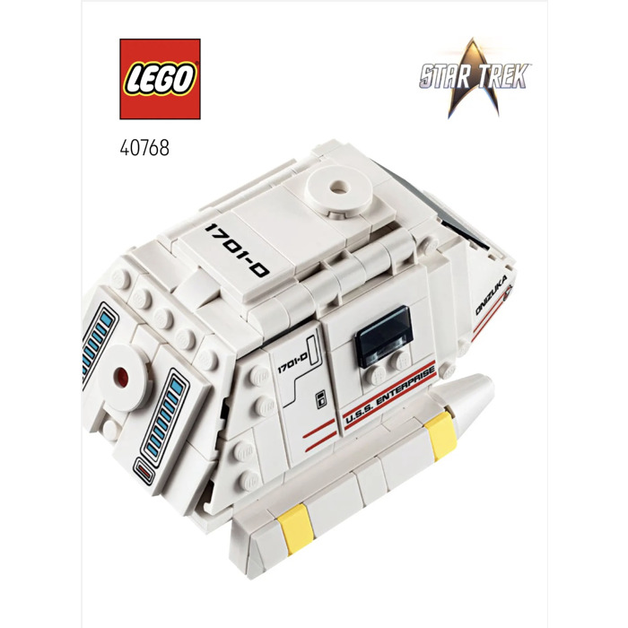 LEGO Star Trek: Type-15 Shuttlepod Set 40768 Instructions | Brick Owl