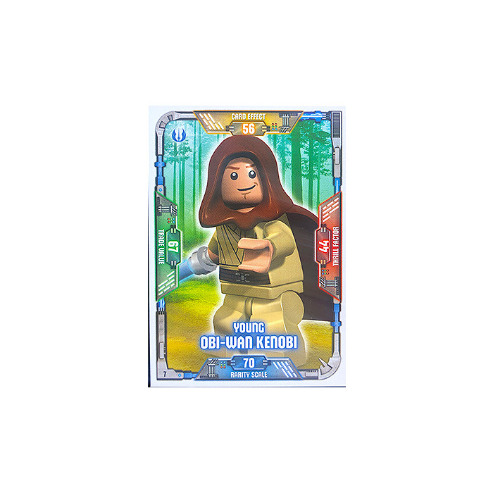 LEGO Star Wars Trading Card Game (English) Series 1 - # 7 Young Obi-Wan ...